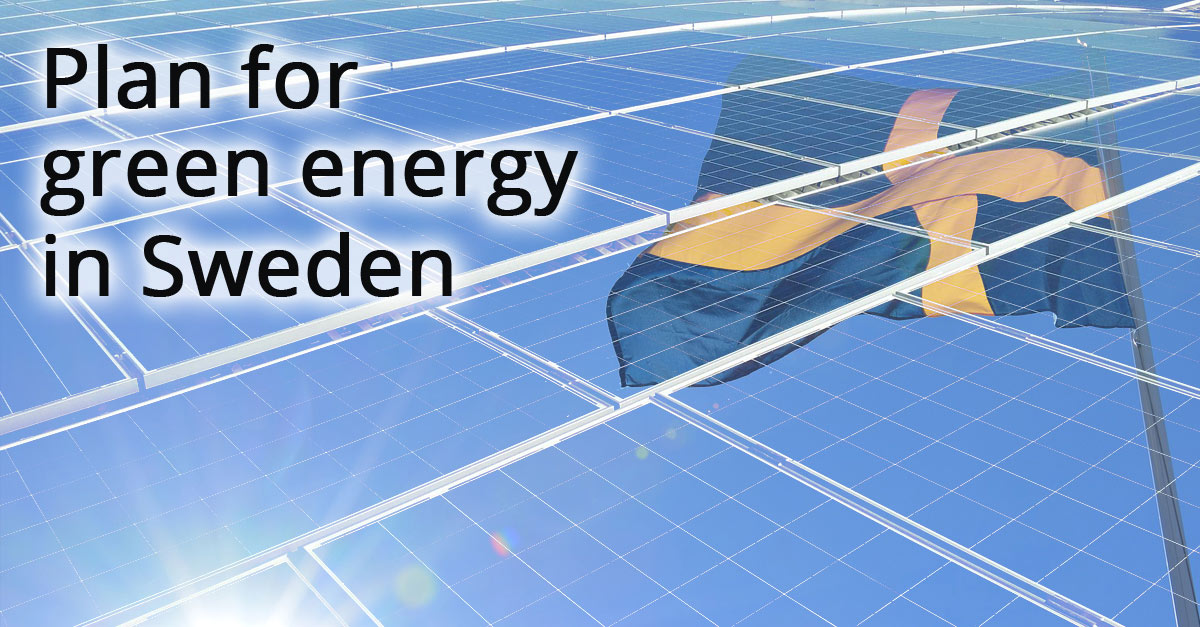 Plan for green energy in Sweden