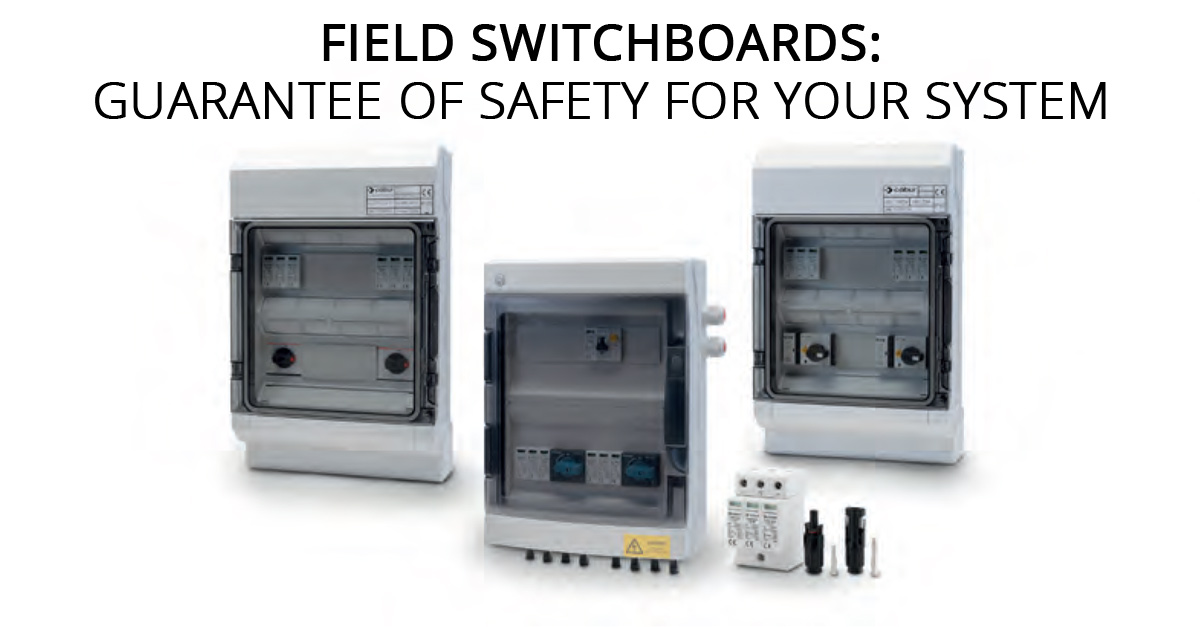 Field switchboards: guarantee of safety for your system