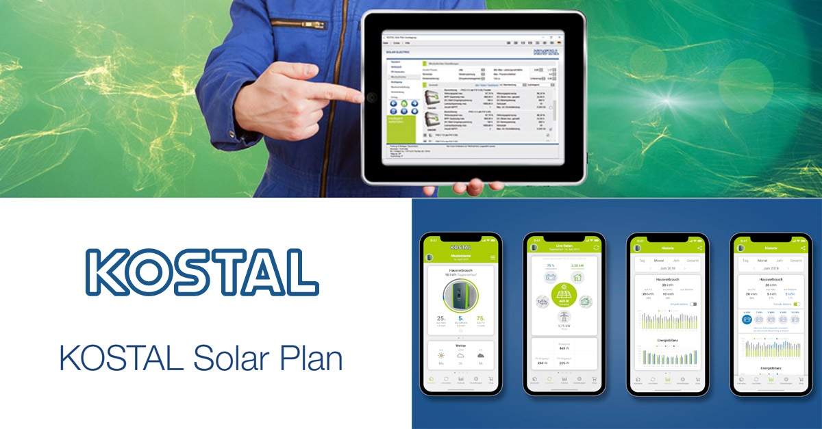 KOSTAL Solar Plan: a simple and precise configuration of your system