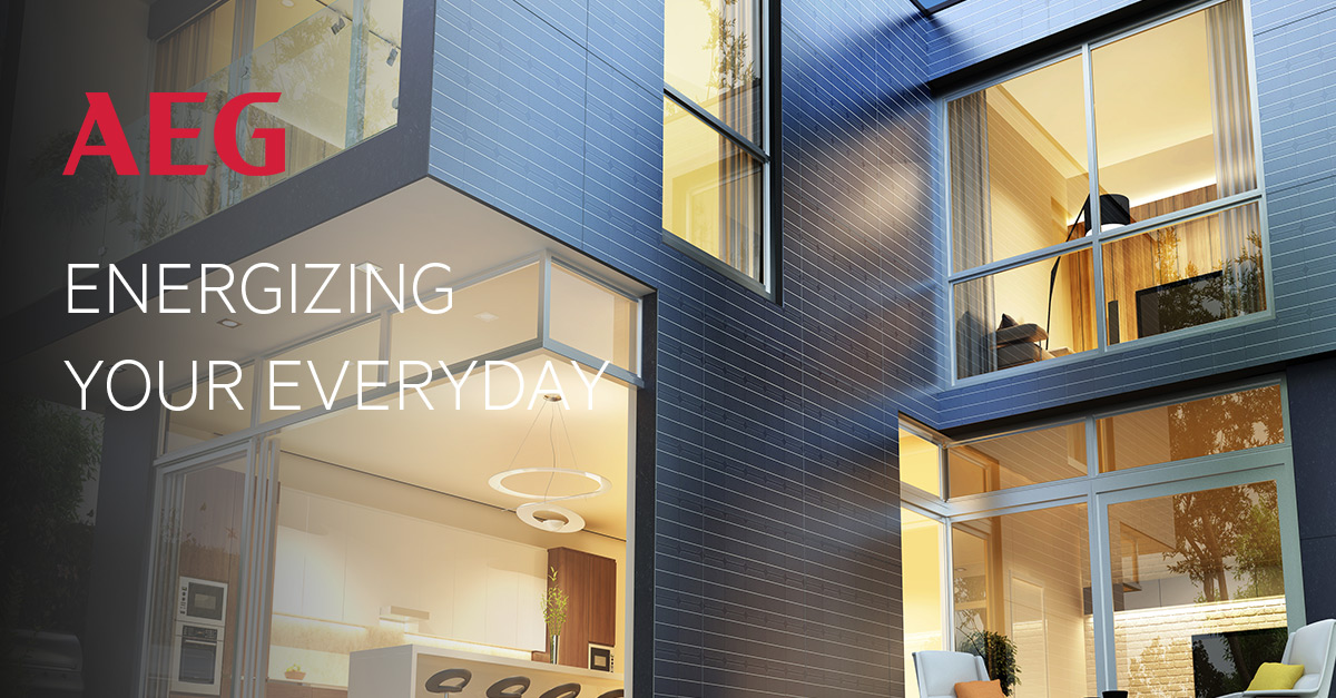 AEG photovoltaic products: elegance, power, control