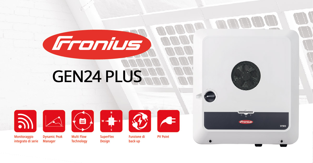 New Fronius GEN24 Plus hybrid inverters