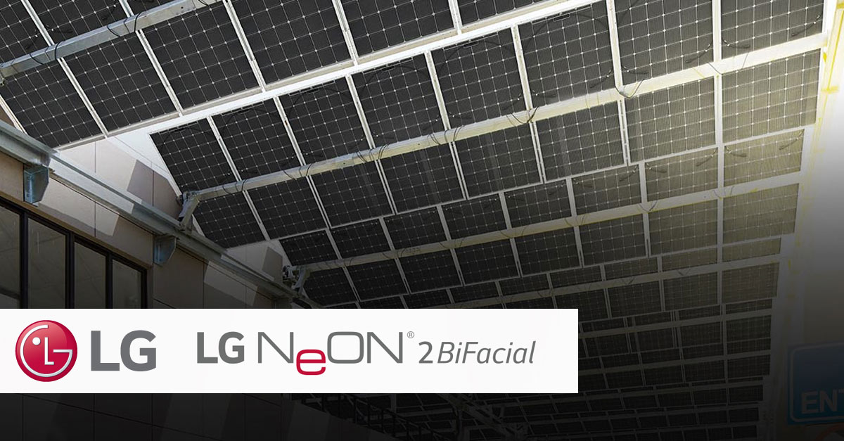 LG NeON 2 BiFacial 335Wp, up to 130% of power for your system