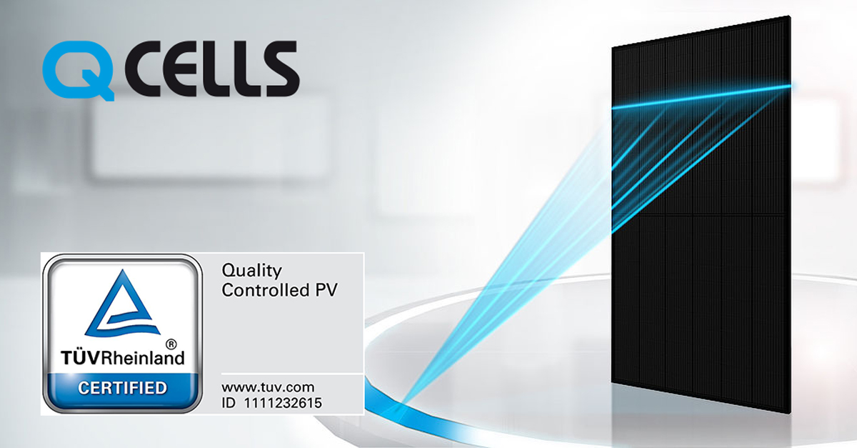 New Quality certification for Hanwha Q Cells from TÜV Rheinland