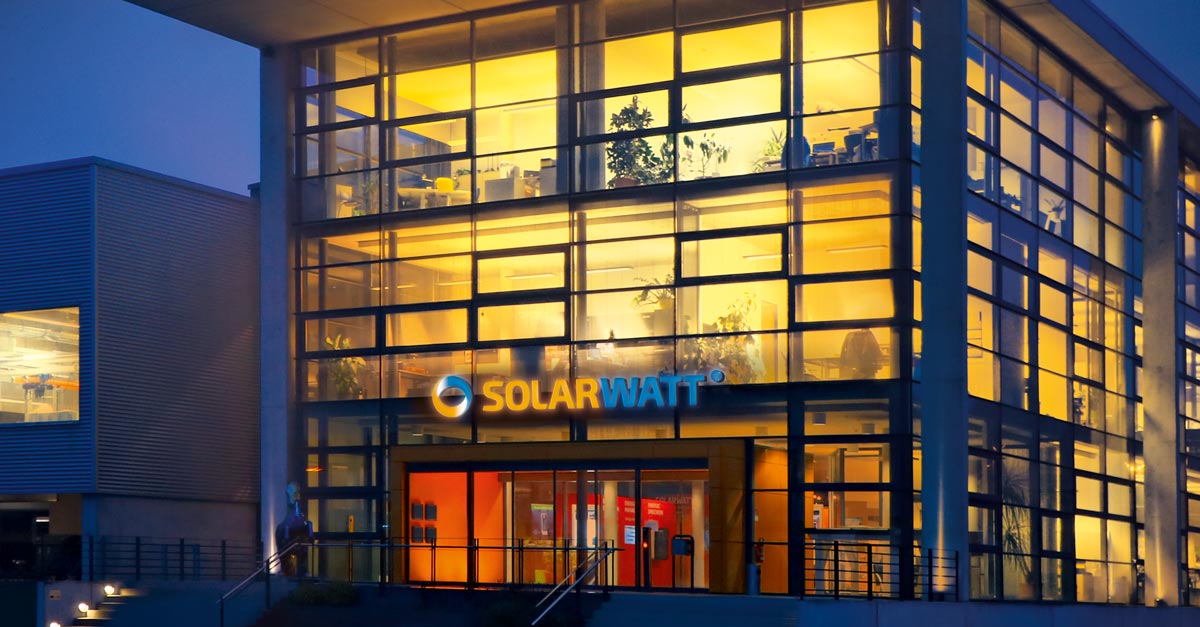 SolarWatt photovoltaic modules and energy storage solutions