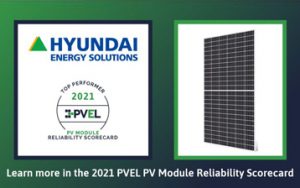 Hyundai Energy Solution manufacturer of PV modules