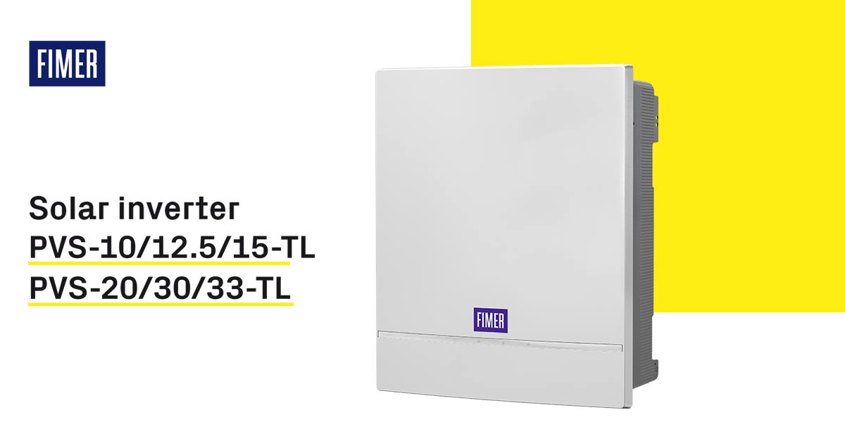 Fimer solar inverter PVS 10/33-TL