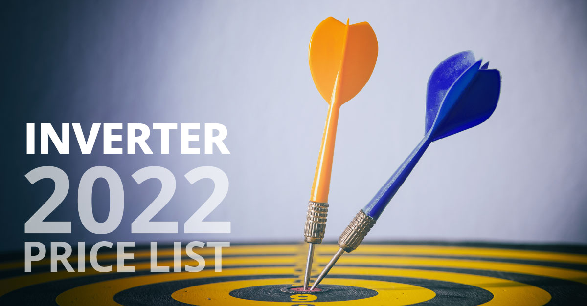 Photovoltaic inverter price list 2022