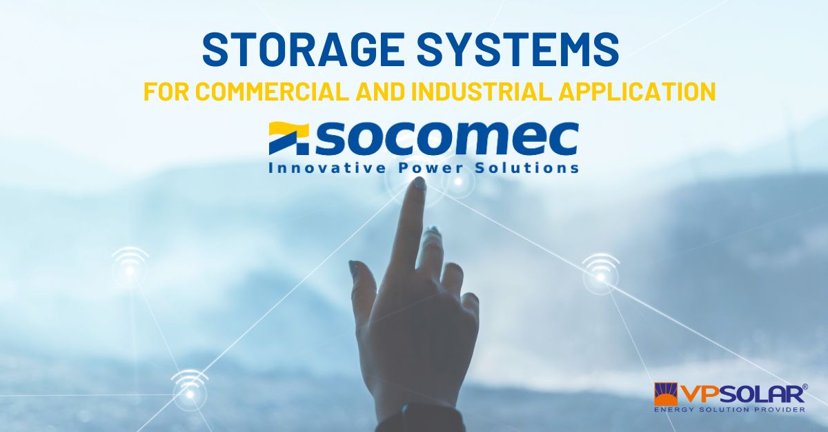 Socomec: storage systems for commercial and industrial applications