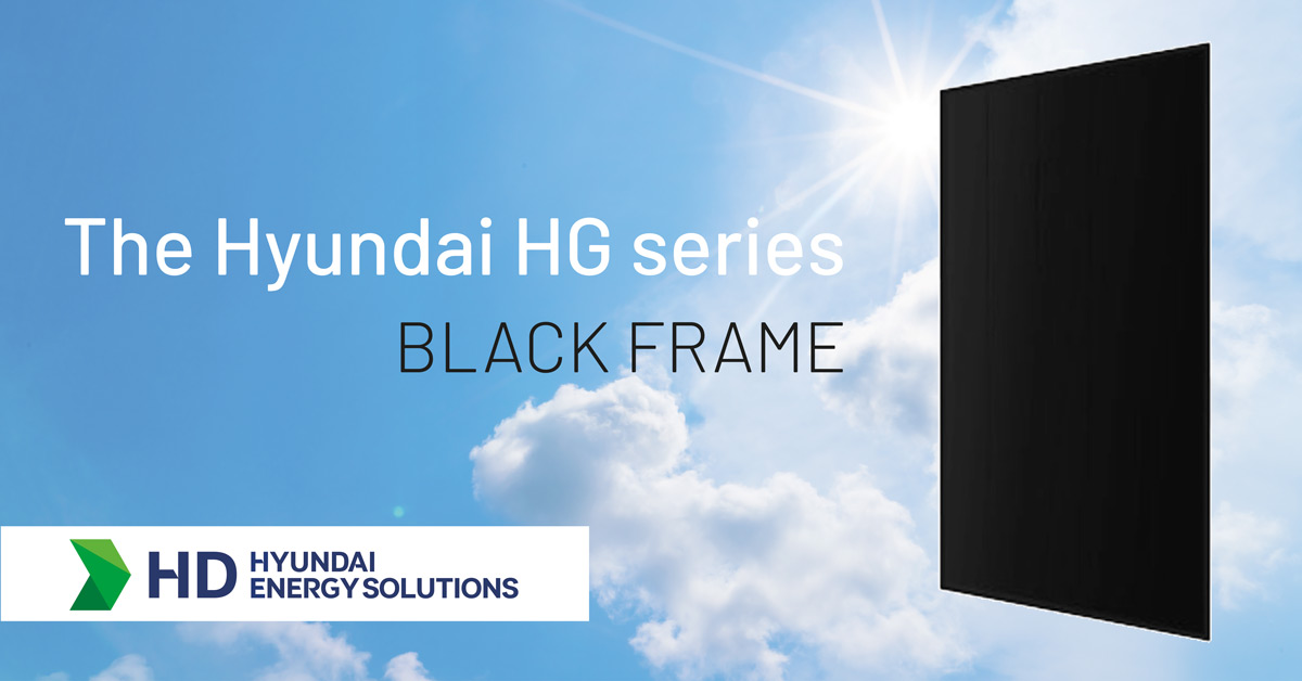 Hyundai HG Series: Hie-SxxxHG (435-445 W) Black Frame