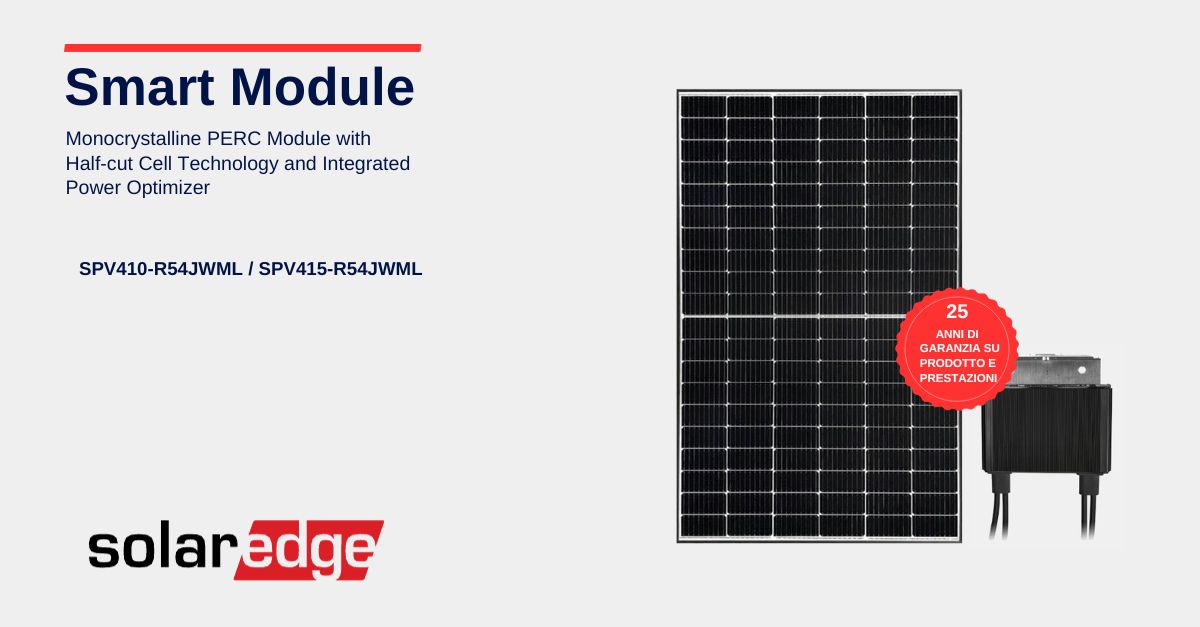Solaredge Smart Module 410Wp and 415 Wp - MC4 and Power optimizers