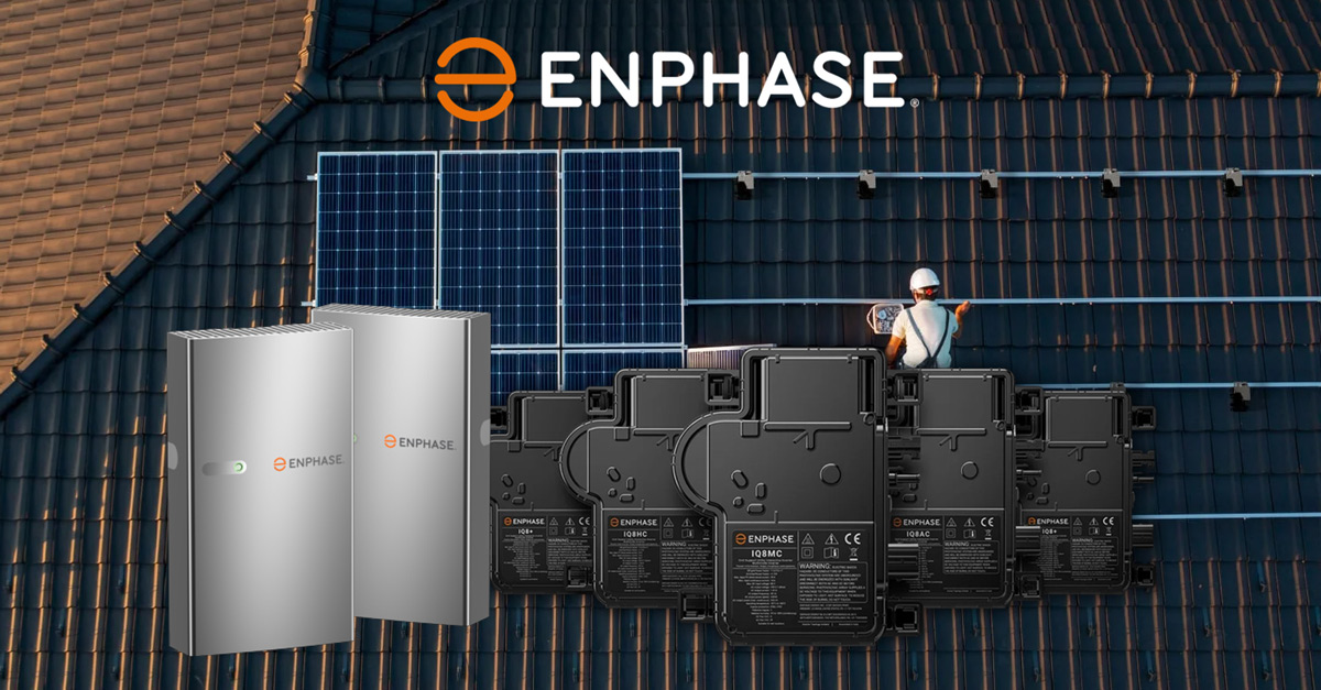 Enphase® Energy System™: Microinverter Enphase serie IQ8 con IQ Battery