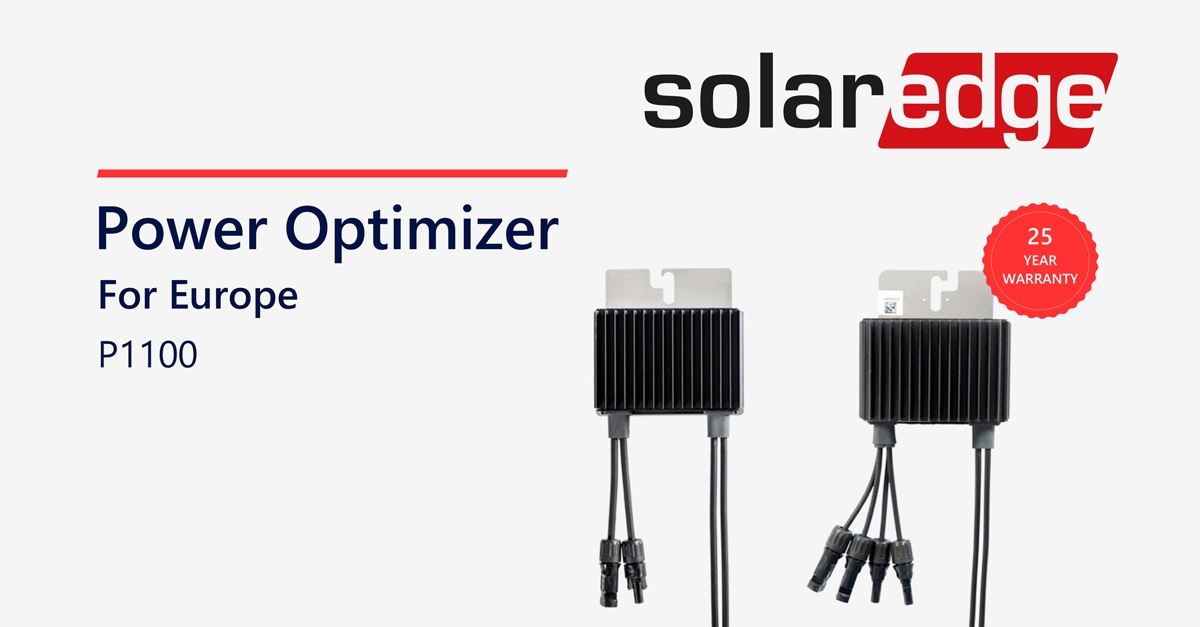 SolarEdge: P1100 power optimizers now compatible with 600W Modules