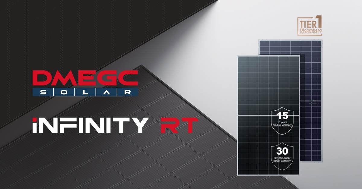 DMEGC Solar Infinity RT series modules make the Top Module List