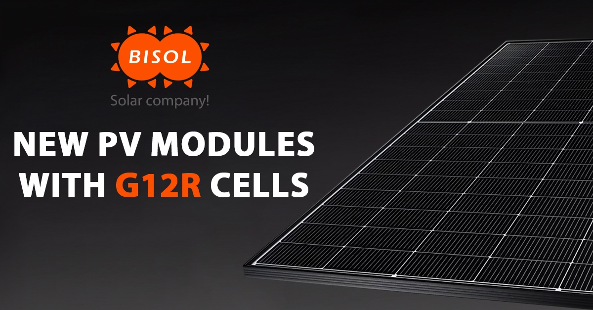 BISOL: new PV modules with G12R technology
